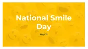 National Smile Day PPT And Google Slides Templates