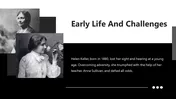 Helen Keller Day PowerPoint and Google Slides Templates