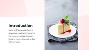 National Cheesecake Day PPT and Google Slides Templates