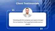 Explore Testimonials PowerPoint And Google Slides Theme