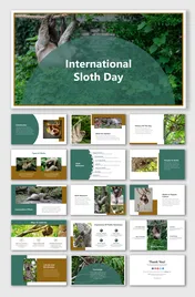 English Language Day PowerPoint and Google Slides Themes