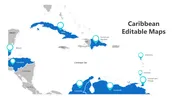 Download Our Editable Caribbean Maps PPT And Google Slides