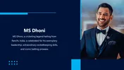 Get This MS Dhoni PPT Presentation And Google Slides Themes