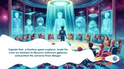 The Space Adventure Of Captain Star Story Presentation