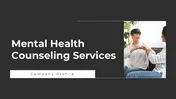 Mental Health Counseling Services Profile Google Slides