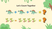 Basic Addition And Subtraction Math Pre K Google Slides