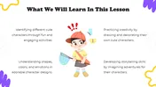 Cute Characters Lesson For Pre K PPT And Google Slides