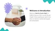 Engage with Meet The Teacher Night For Parents Presentation