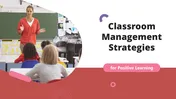 Classroom Management Strategies For Positive Learning PPT