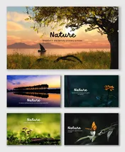 Green Nature Background PowerPoint And Google Slides