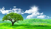 Best 3D Nature Background Wallpaper PPT And Google Slides