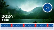 Download Free 2024 Calendar Google Slides Template