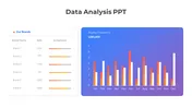 Attractive Data Analytics PPT Template with Four Icons