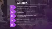 Garner PowerPoint Agenda Slide Template For Presentation