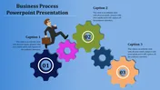 Use Dark Background Business Process PowerPoint Templates