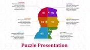 Free Smart Art Puzzle Pieces PPT Template and Google Slides