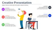 Multicolored Creative PPT Presentation for Engaging Content