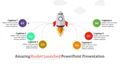 Elegant Rocket Anagram PowerPoint Template Designs