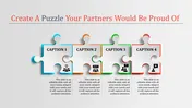Puzzle PowerPoint Template Inverted Bulb Presentation