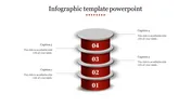 Buy Four Part Infographic PowerPoint PPT Template