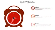 Clock PowerPoint PPT Template For Slide Presentation