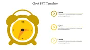 Clock PowerPoint PPT Template For Slide Presentation