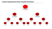 Organization Chart PPT Template for Team Organization