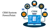 Best CRM Diagram in PowerPoint Presentation Slide