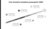 Four Noded Time PowerPoint Template for Scheduling Purpose