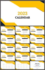 Buy This Calendar PowerPoint Template And Google Slides