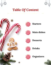 Christmas Eve Recipes Cookbook PPT And Google Slides