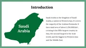 Saudi Arabia Map PowerPoint and Google Slides Templates