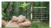 Shop Now! Amazing Greenery Day PowerPoint Template