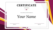 Best Certificate Border PPT Template and Google Slides