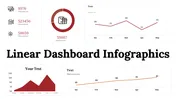 Explore Now! Linear Dashboard Infographics PowerPoint