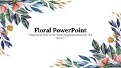 Floral Google Slides and PowerPoint Template presentation