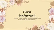 Floral Google Slides and PowerPoint Template presentation