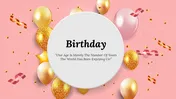 Birthday Card PowerPoint Template and Google Slides
