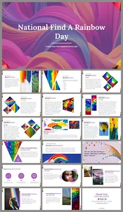 Rainbow Google Slides Themes & PowerPoint Template