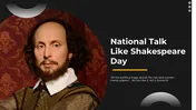 National Talk Like Shakespeare Day Google Slides Themes