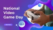 National Video Game Day PowerPoint And Google Slides Themes