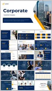 Corporate PPT templates-Corporates-arrow slides