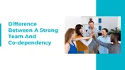 Difference Between A Strong Team And Codependency PPT