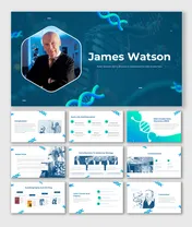 James Watson Presentation And Google Slides Templates