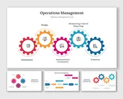 Creative Management PowerPoint Template-Three Node