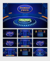 Family Feud PowerPoint And Google Slides Templates