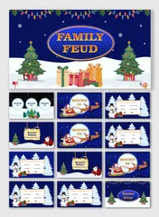 Family Feud PowerPoint And Google Slides Templates