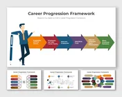 Career Progression Slide and Google Themes For Presentation