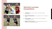 Get Womens Lacrosse PowerPoint And Google Slides Templates