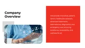 Healthcare Company Profile Presentation And Google Slides
